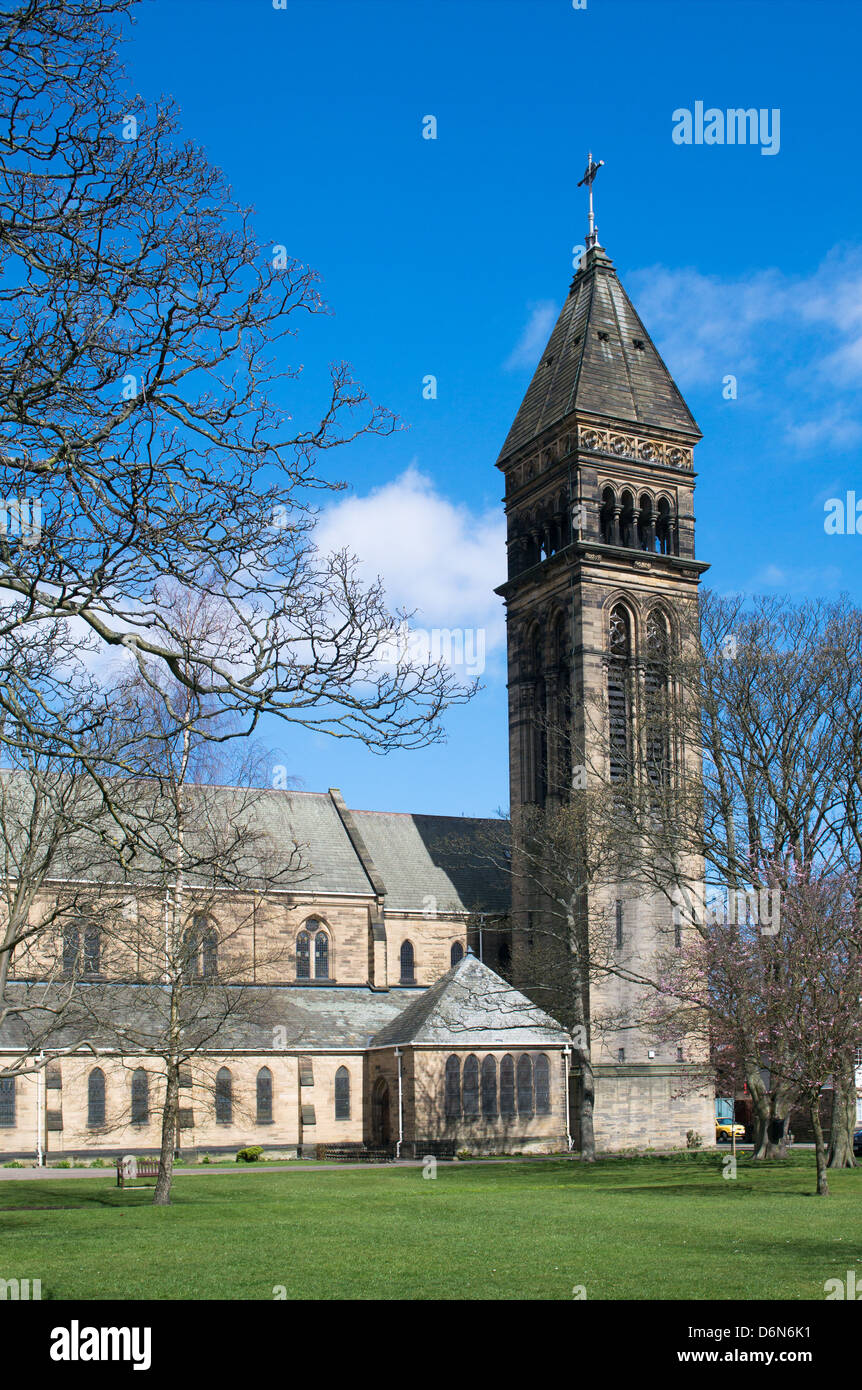 Parish church of St George Jesmond, Newcastle north east England Stock ...
