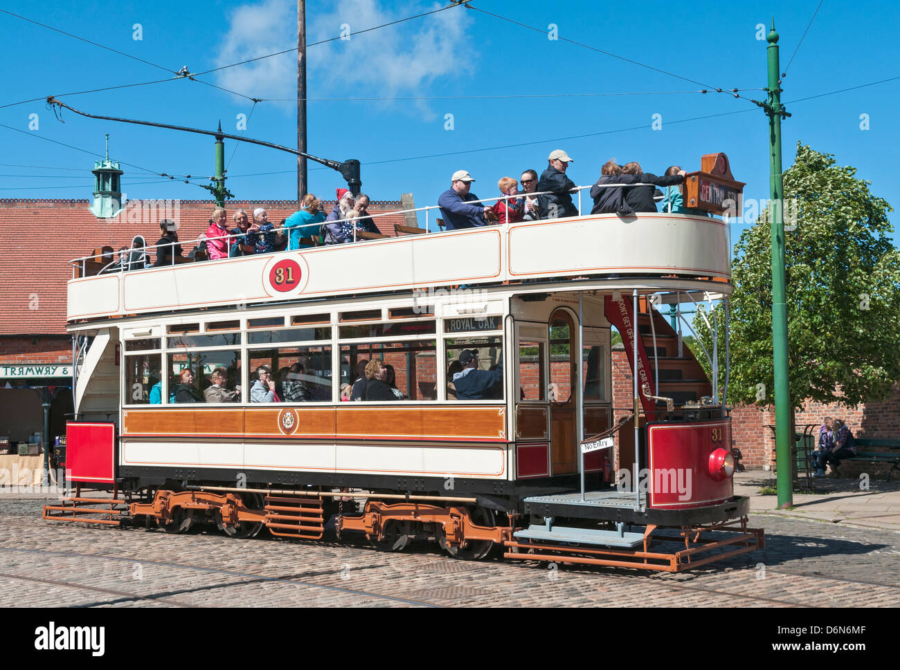 Double decker tram hi-res stock photography and images - Alamy
