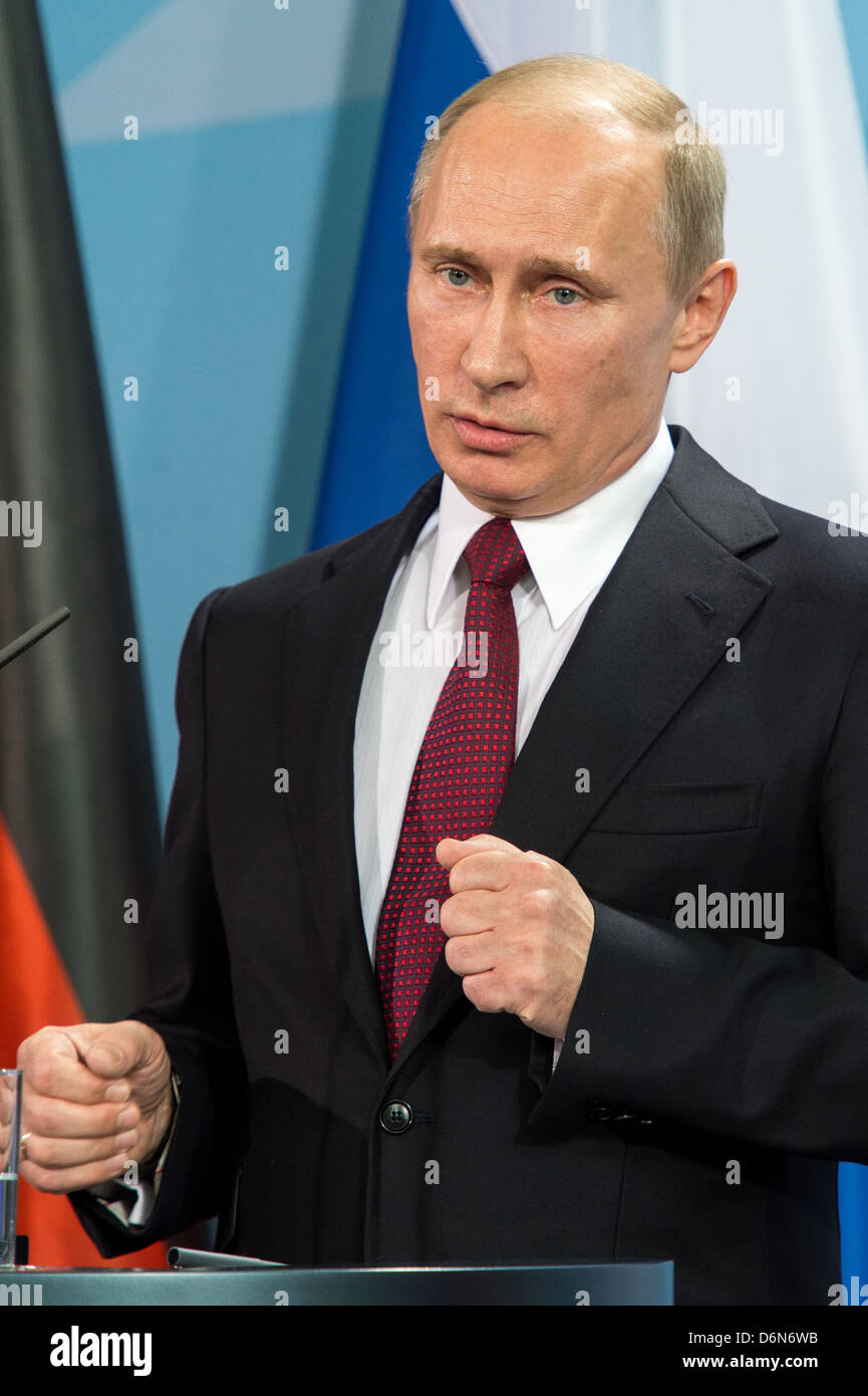Berlin, Germany, Vladimir Vladimirovich Putin, President of the Russian ...