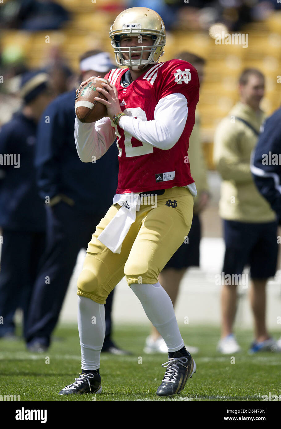 South Bend, Indiana, USA. 20th April, 2013. Notre Dame Fighting Irish ...