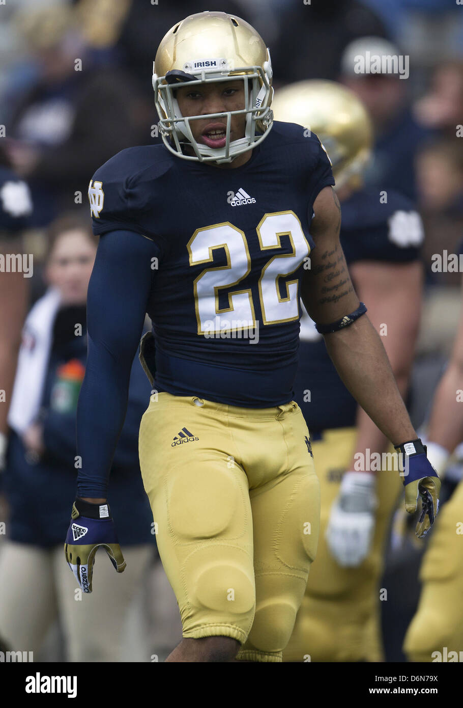 South Bend, Indiana, USA. 20th April, 2013. Notre Dame Fighting Irish ...