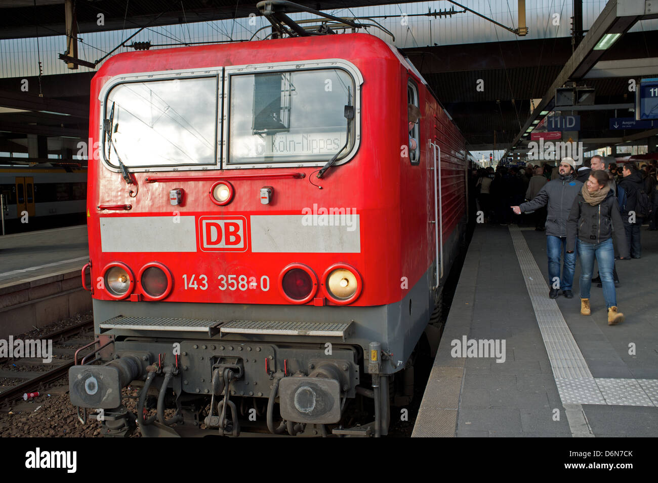 S-Bahn passenger train Dusseldorf Germany Stock Photo - Alamy