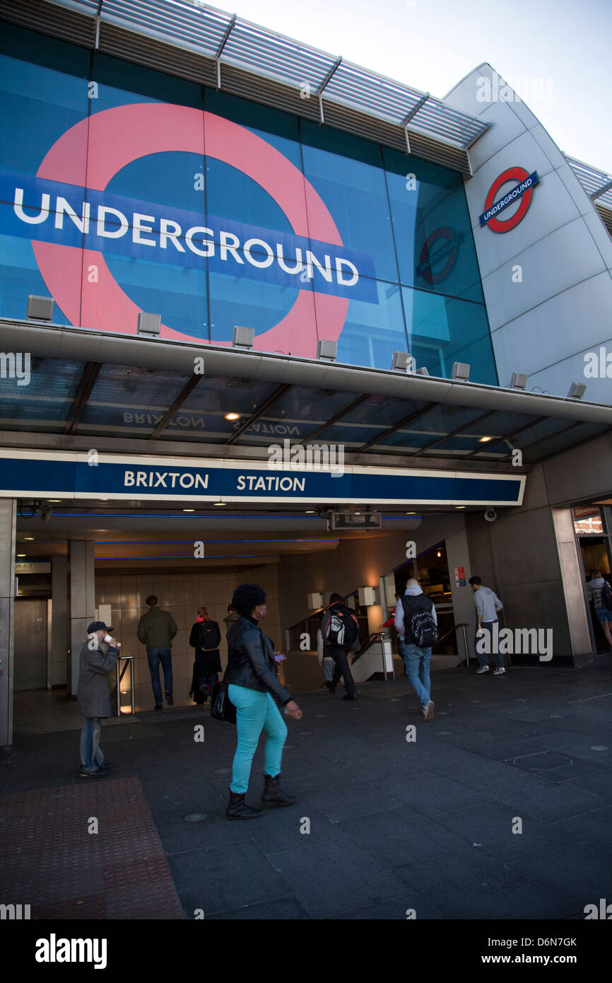 Brixton underground station hi-res stock photography and images - Alamy