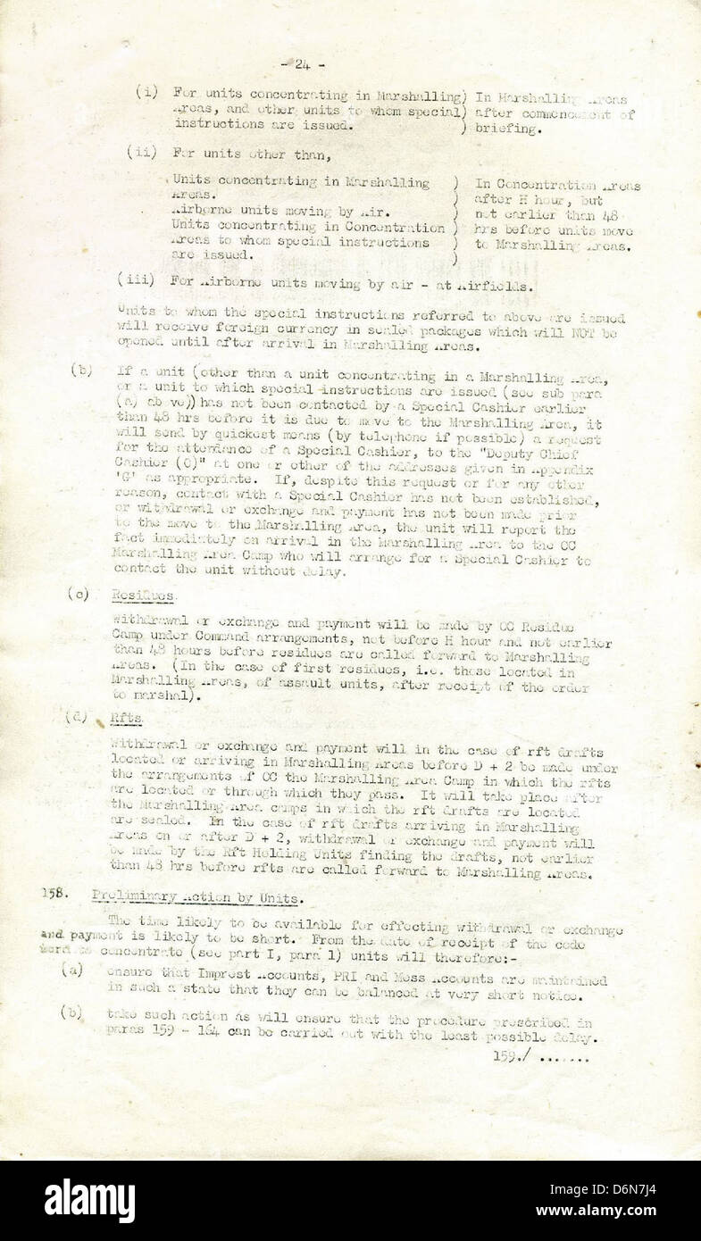 The 097 Preparatory Administrative Order - Part II -24- was part of the ...