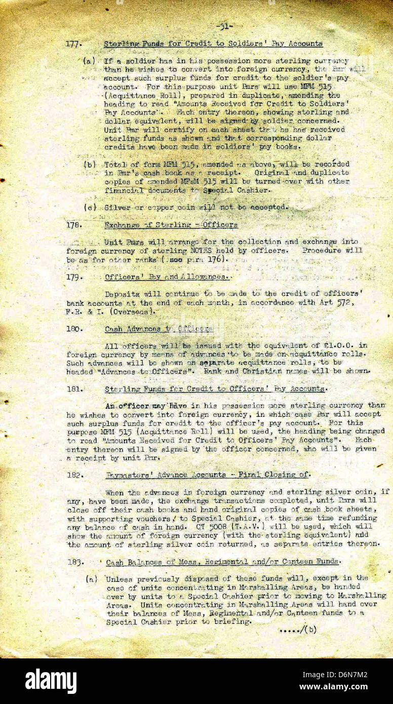 This administrative order relates to preparations for Operation ...