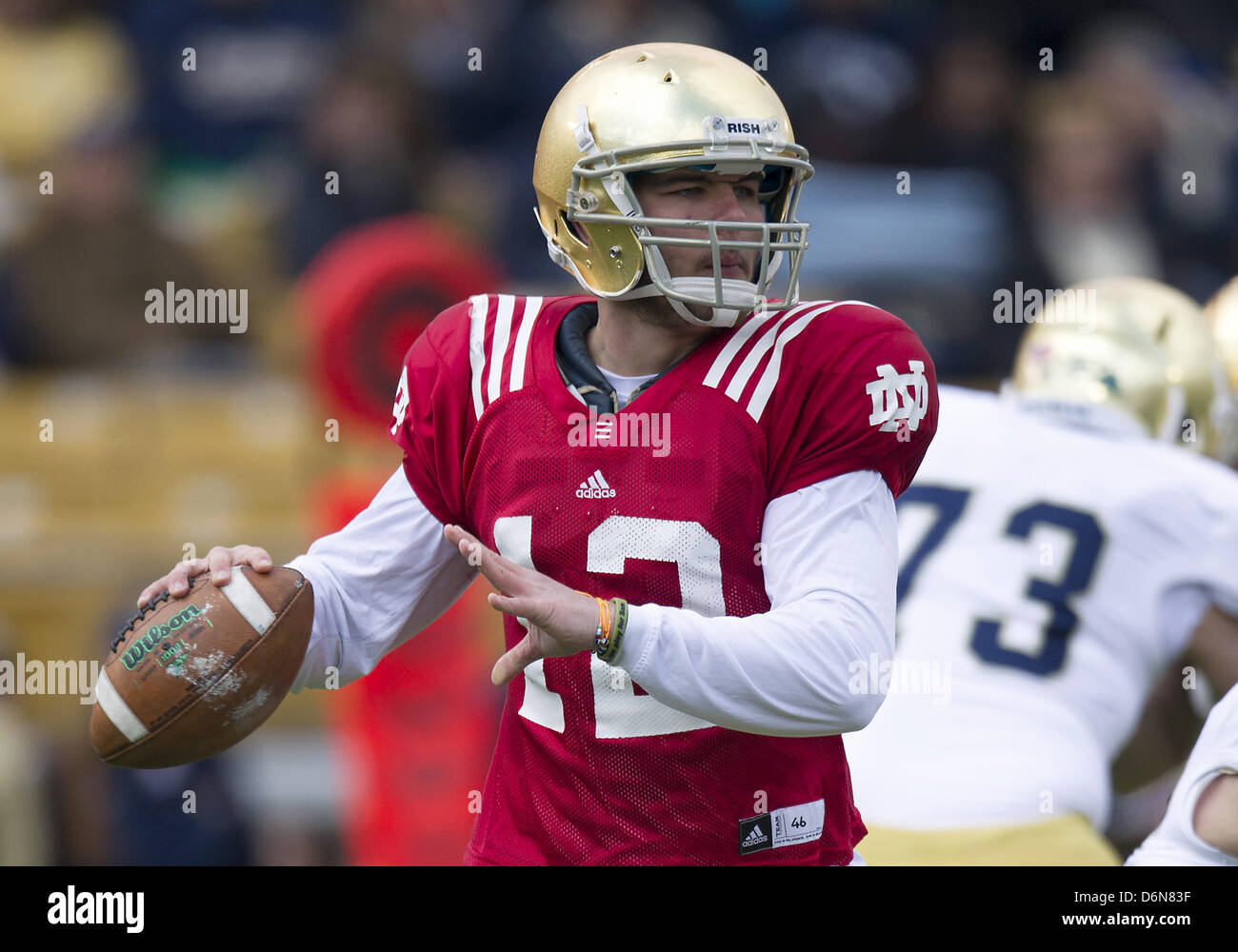 South Bend, Indiana, USA. 20th April, 2013. Notre Dame Fighting Irish ...