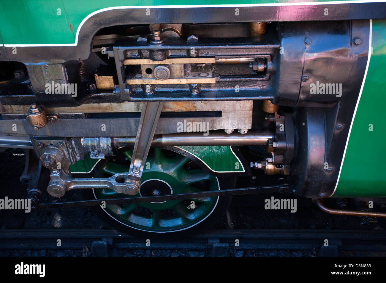 Nostalgic steam trains on the Watercress Line in Hampshire Stock Photo ...