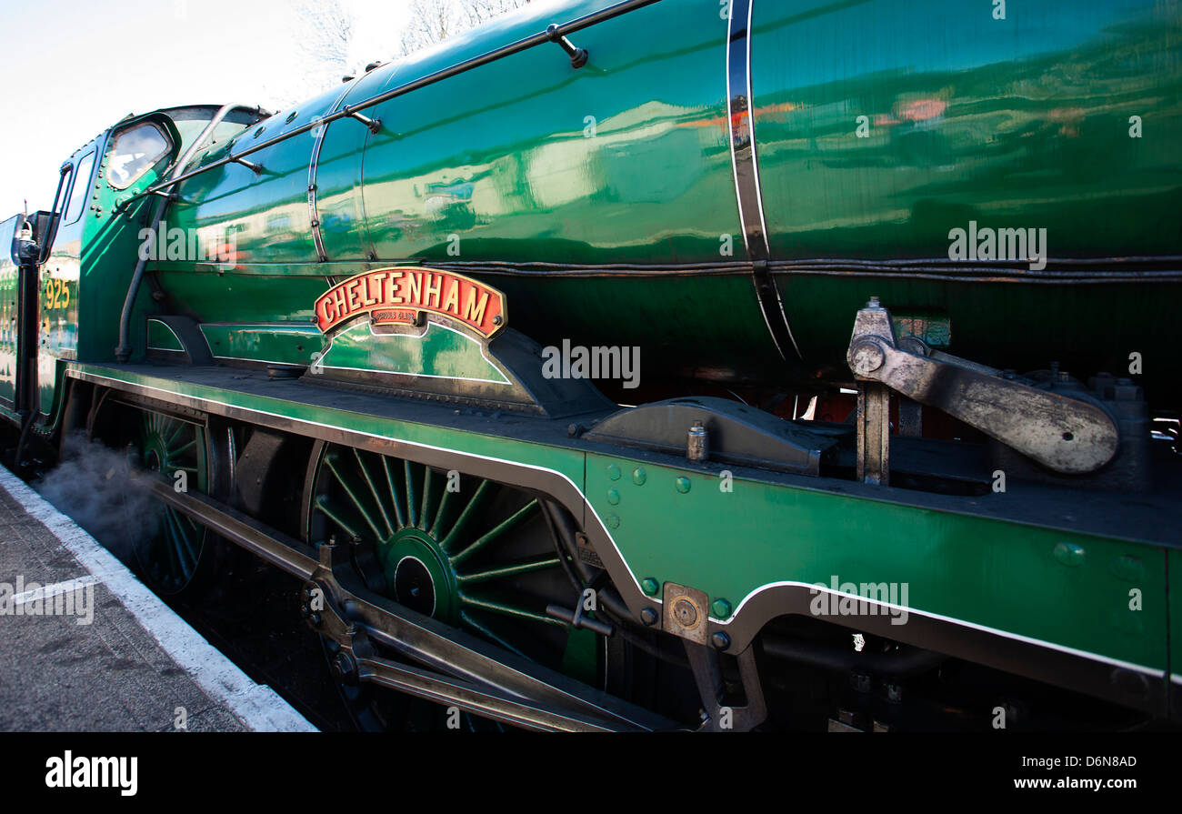 Nostalgic steam trains on the Watercress Line in Hampshire Stock Photo ...