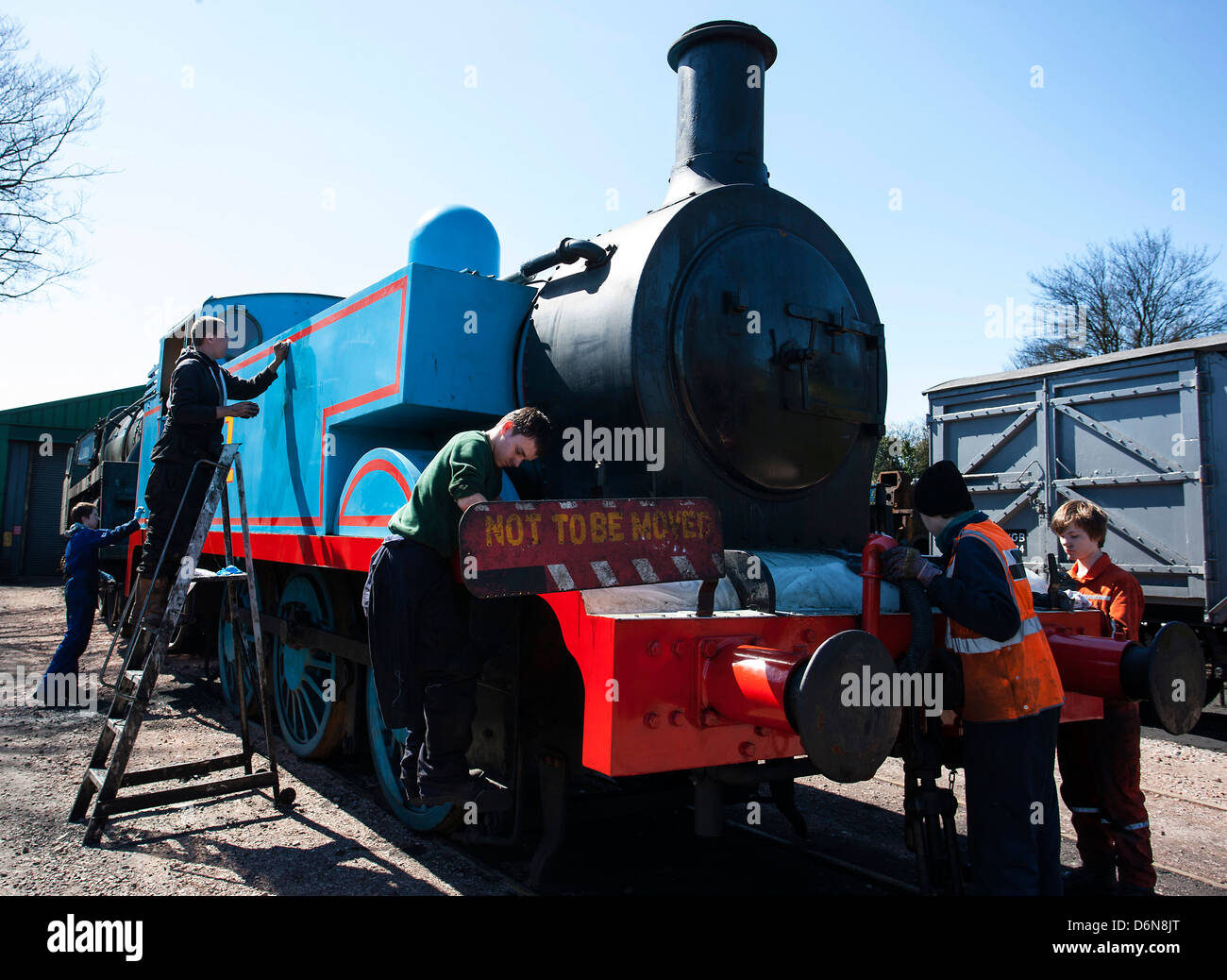 Nostalgic steam trains on the Watercress Line in Hampshire Stock Photo ...