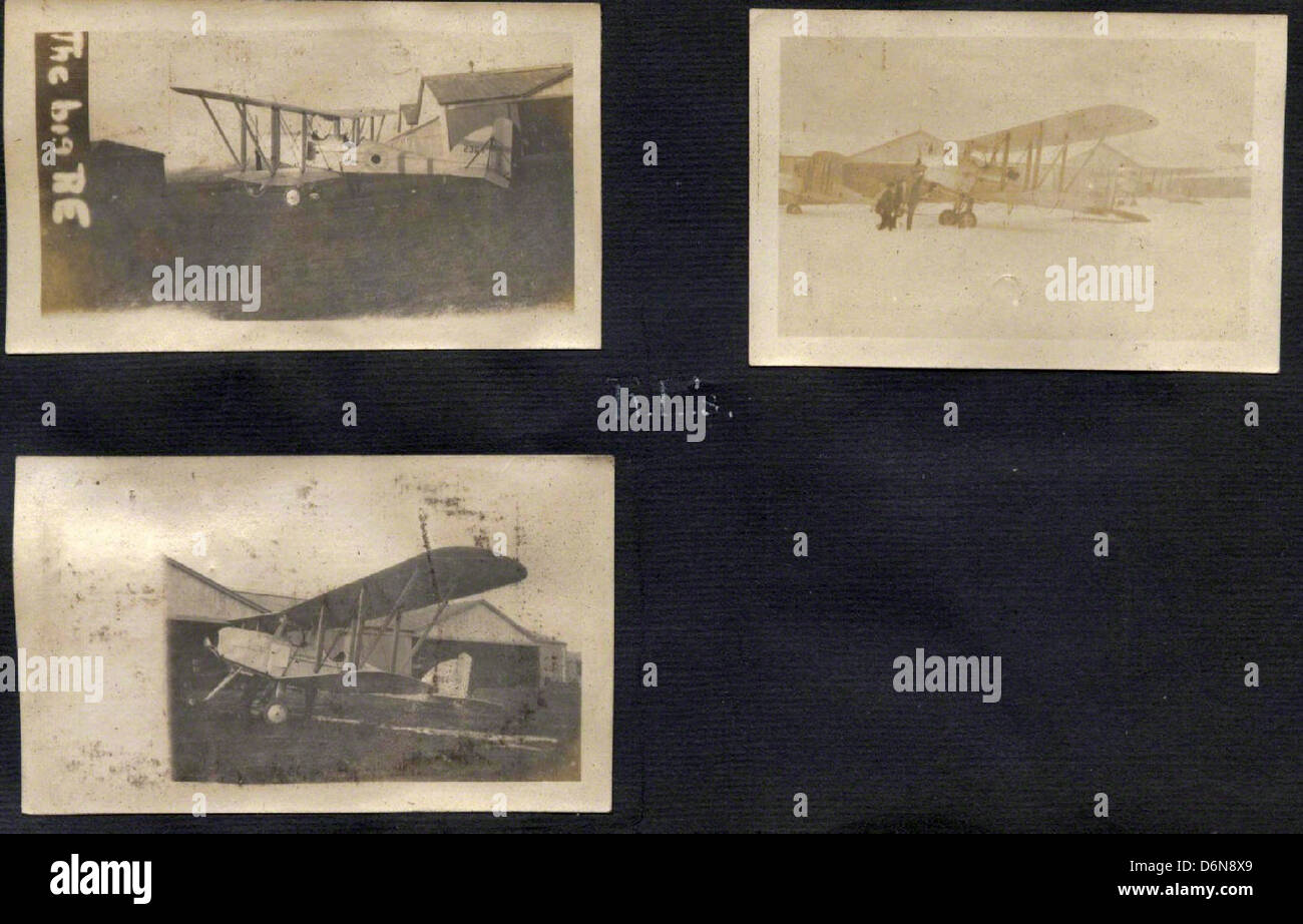 A scrapbook documenting the events and scenes from World War One. The ...