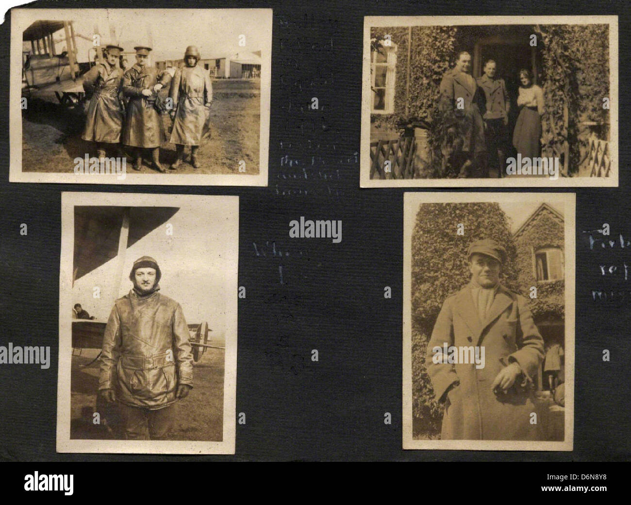 This photo is from a scrapbook documenting World War I, capturing key ...