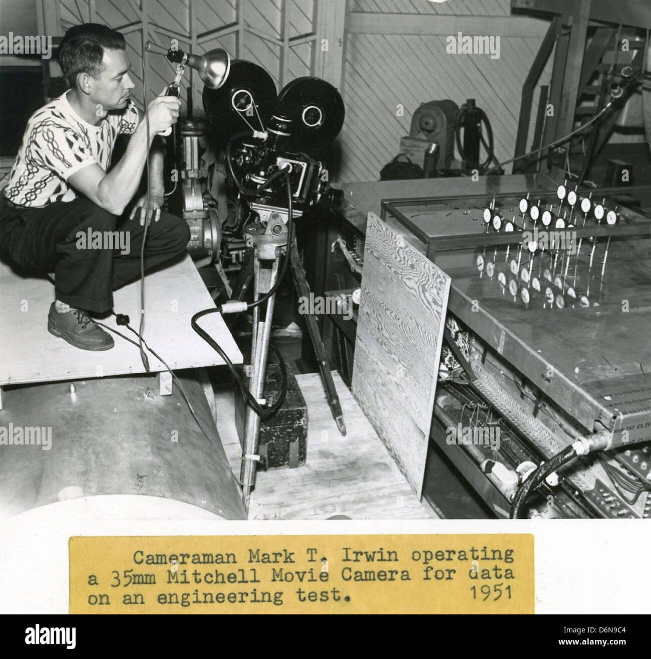 This image features Mark Irwin in a NASA Special Collection. The photo ...