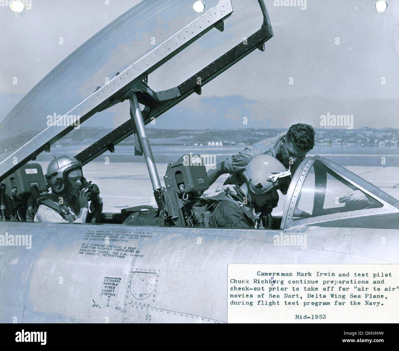 Charles richbourg convair test pilot hi-res stock photography and ...