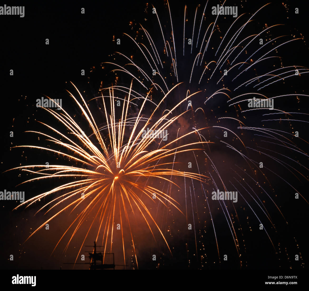 new years eve,firework display Stock Photo - Alamy