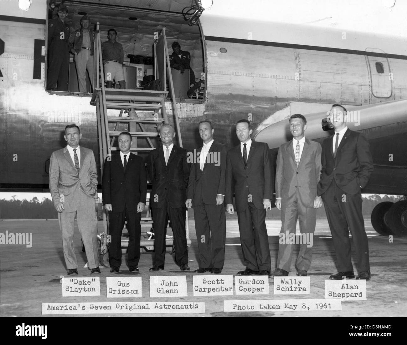 Mark Irwin’s special collection photo features the Mercury 7 astronauts ...