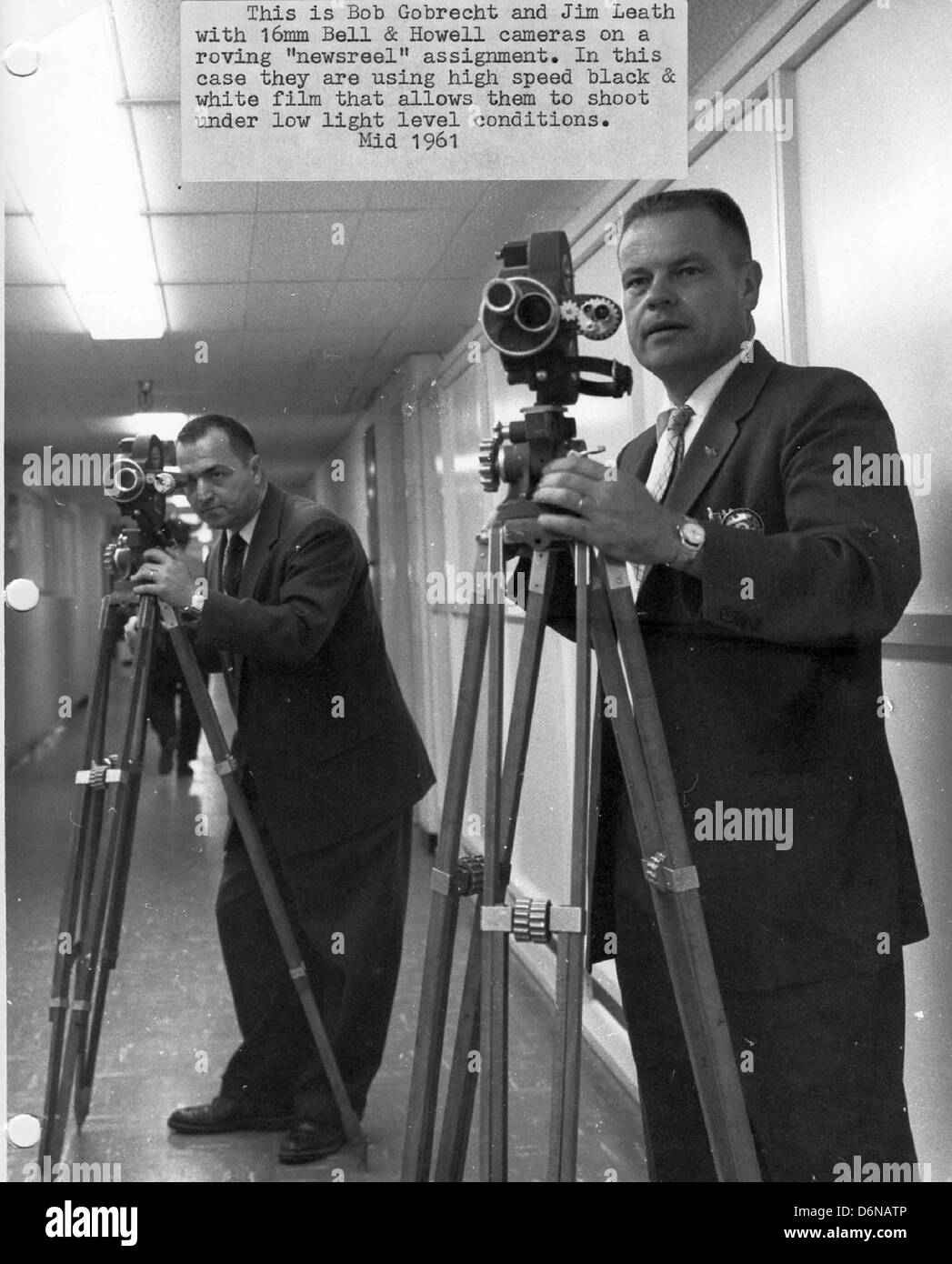 This Mark Irwin Special Collection photo features NASA personnel Bob ...