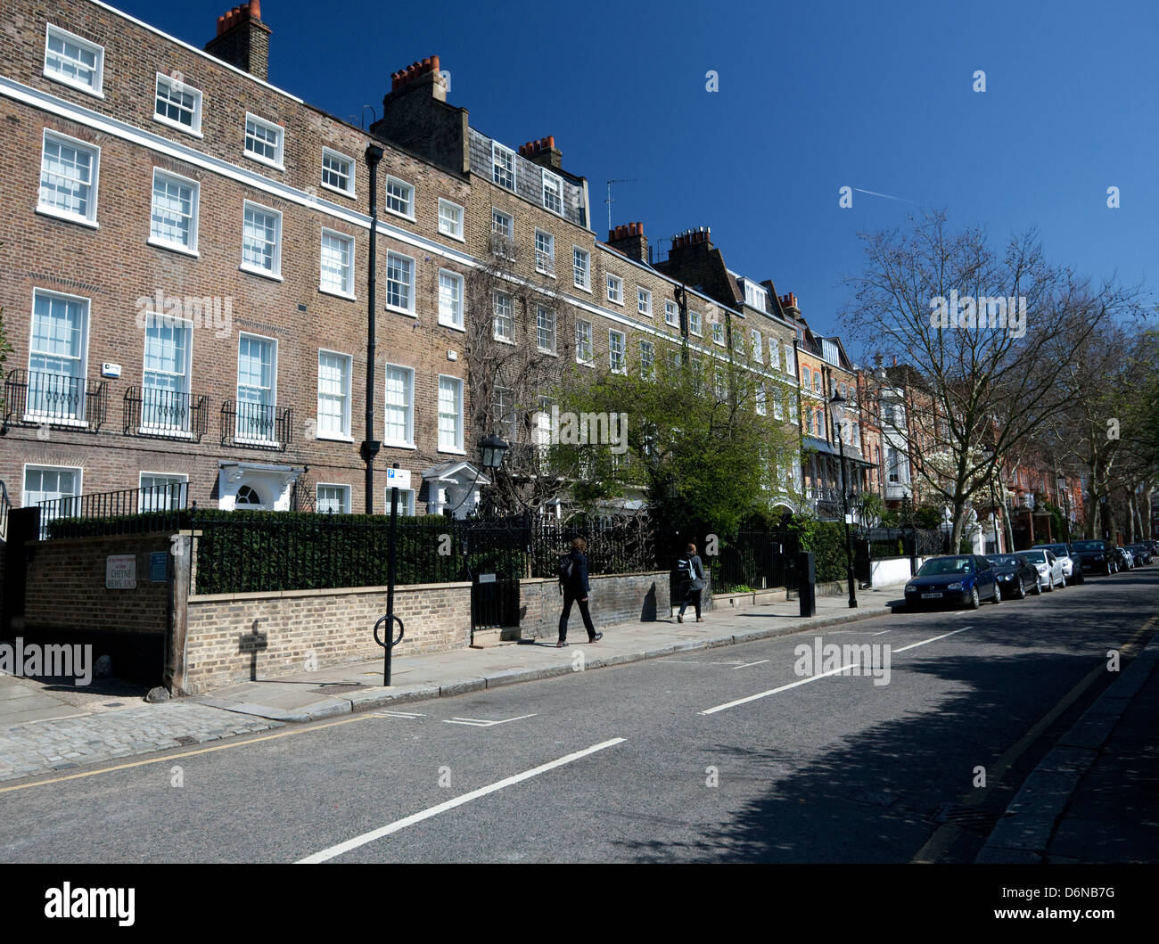Cheyne Walk, Chelsea, London Stock Photo - Alamy