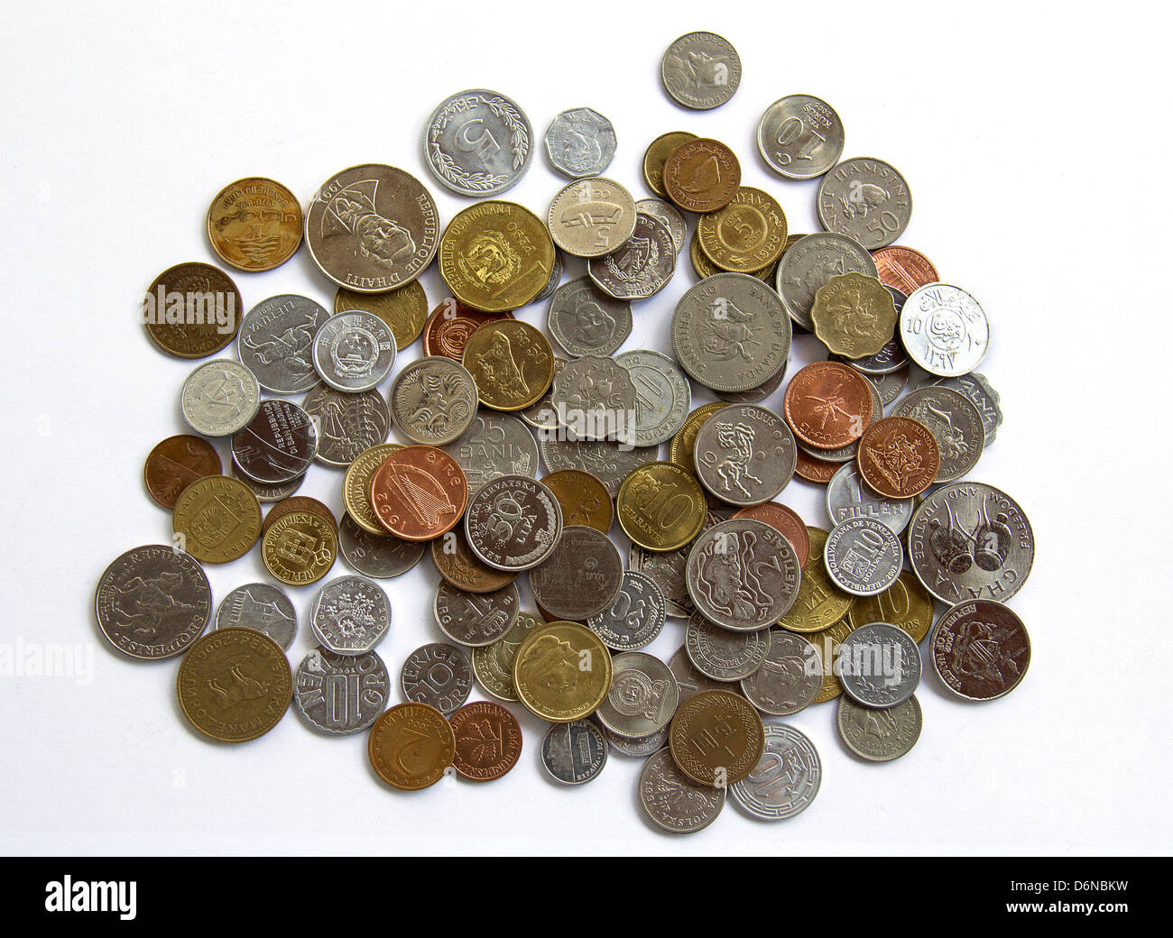 Collection of the old coins Stock Photo - Alamy