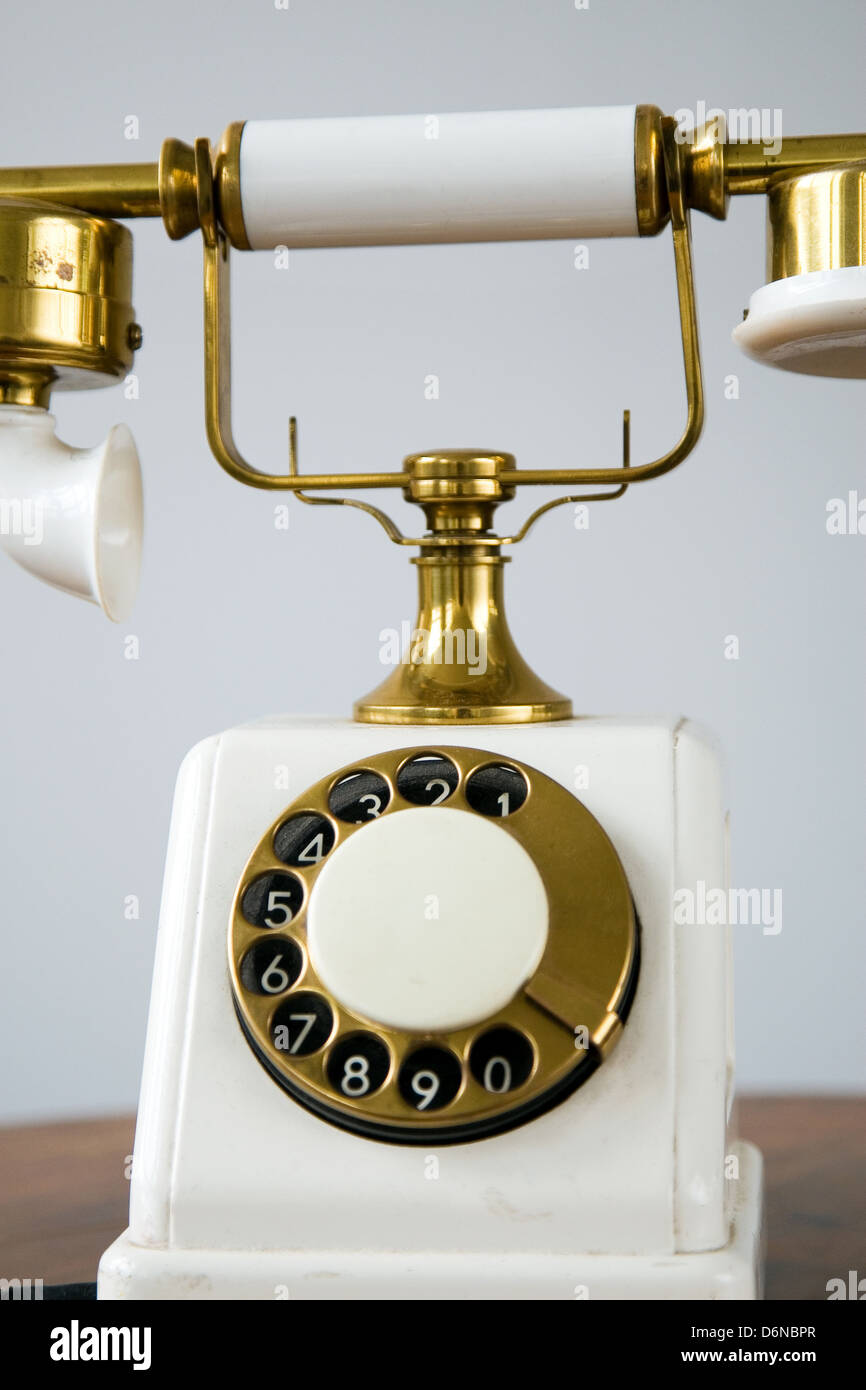 Berlin, Germany, antique telephone Stock Photo - Alamy
