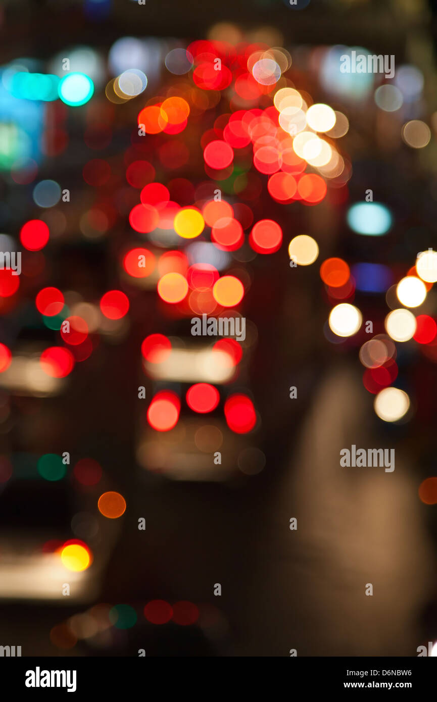 Night lights of the big city Stock Photo - Alamy
