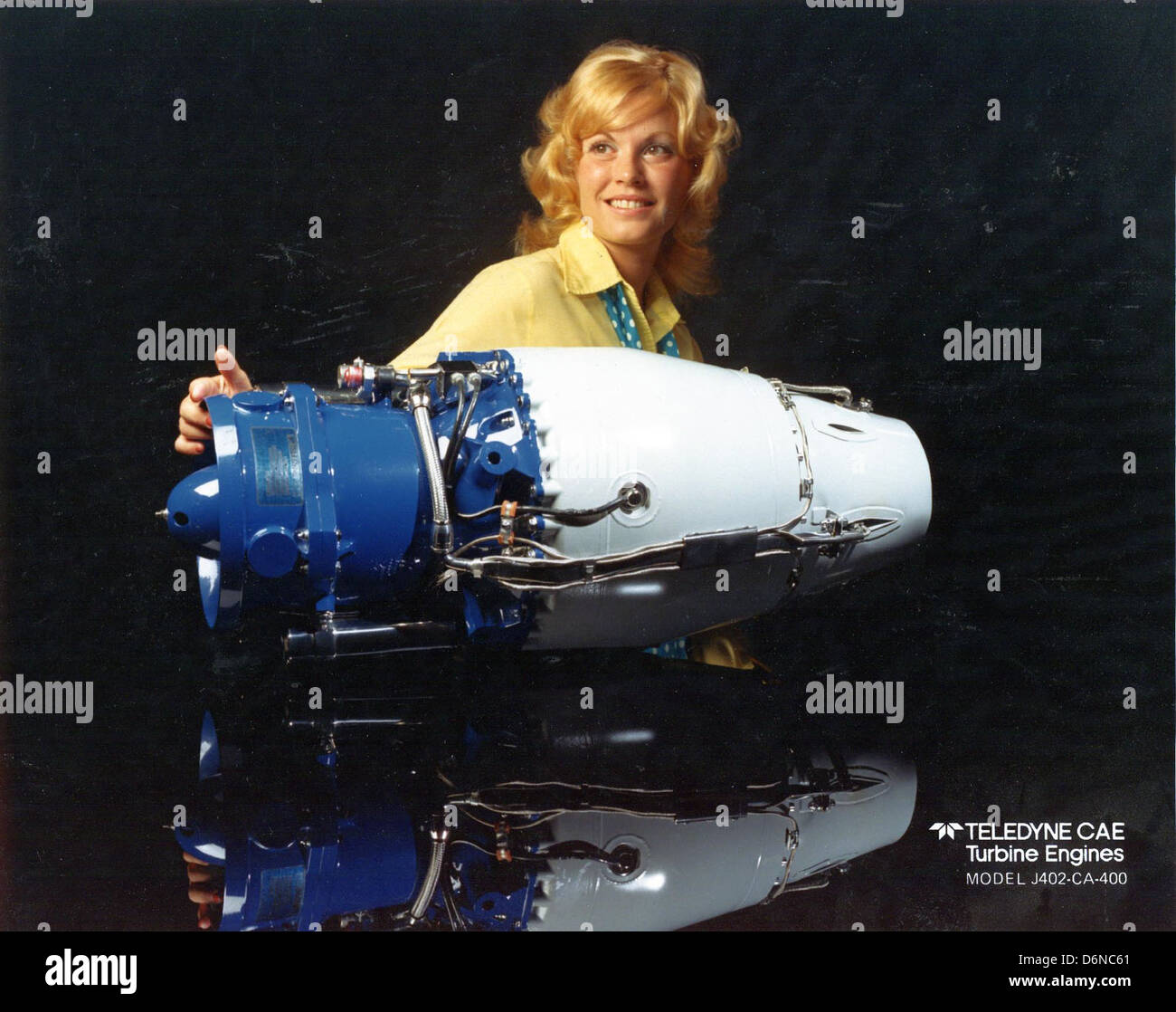 This image from the Ralph Hanlon collection shows the J402-CA-400 jet ...