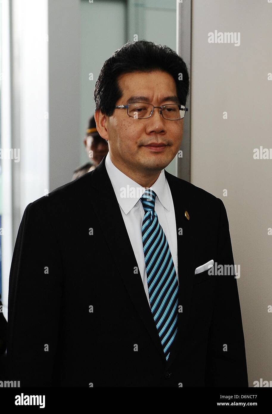 Surabaya, Indonesia. 20th April, 2013. Gregory So Kam-Leung (Center ...