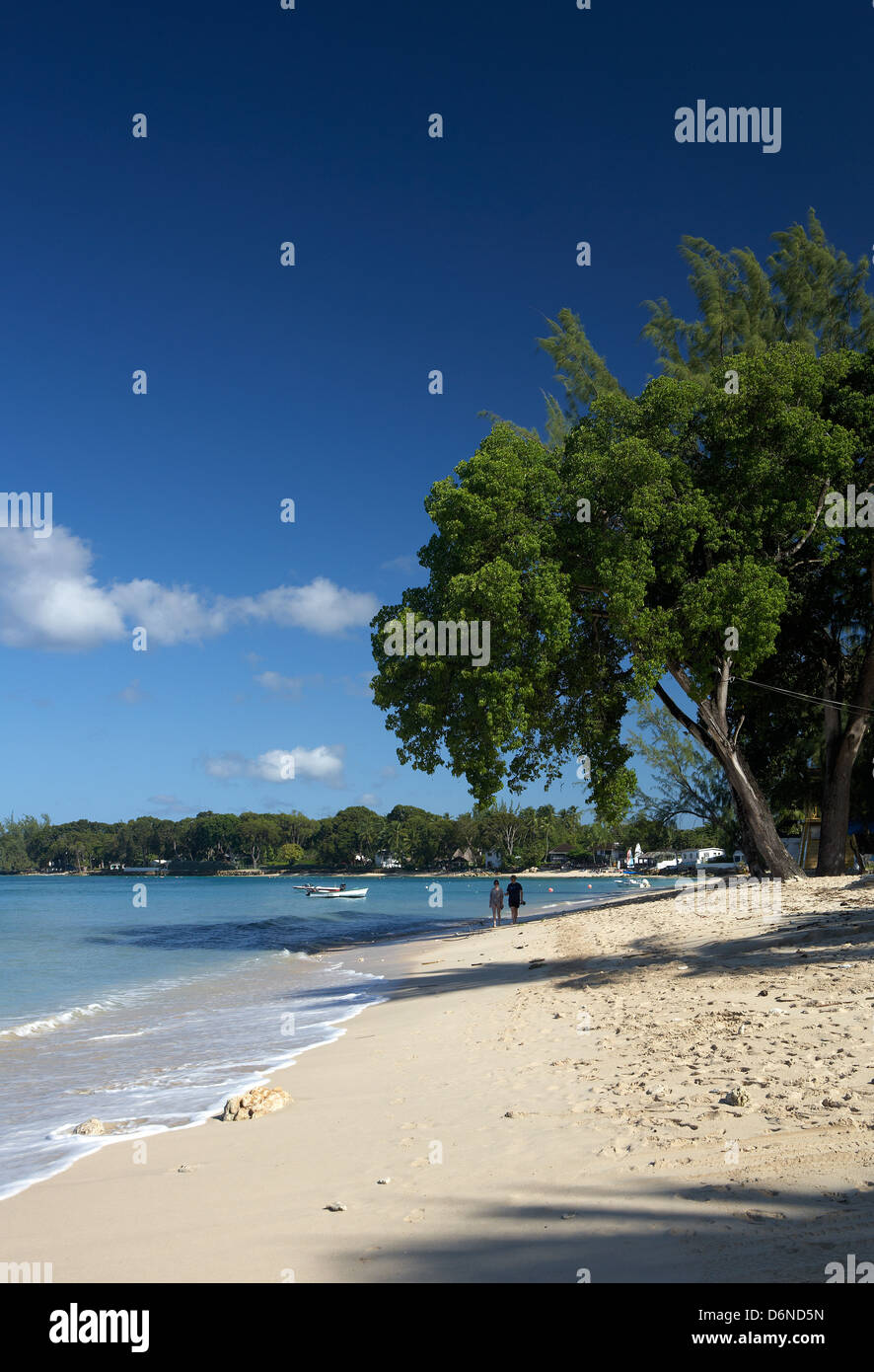 Holetown, Barbados, on the beach in Holetown's St. James Beach Stock ...