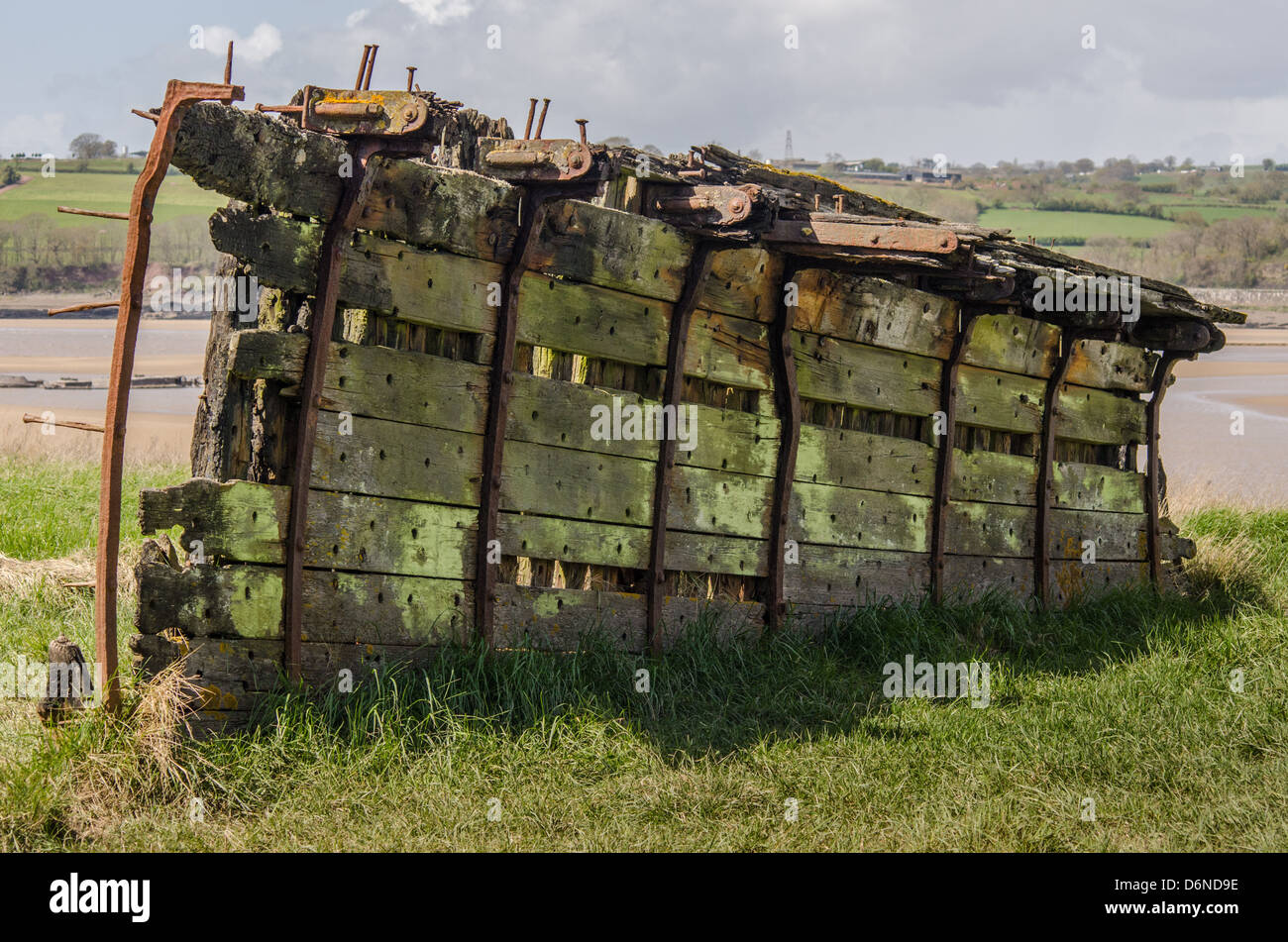 Purton ships graveyard, Gloucestershire Stock Photo - Alamy