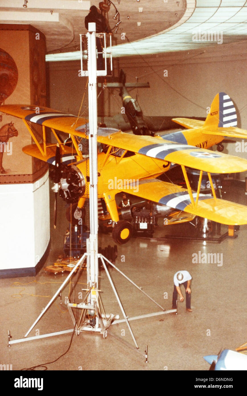 This image features the Boeing BT-13 Kaydet, a trainer aircraft used by ...