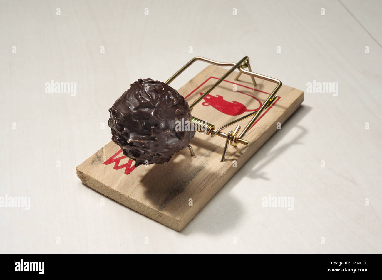 Hamburg, Germany, chocolate candy on a mouse trap Stock Photo - Alamy