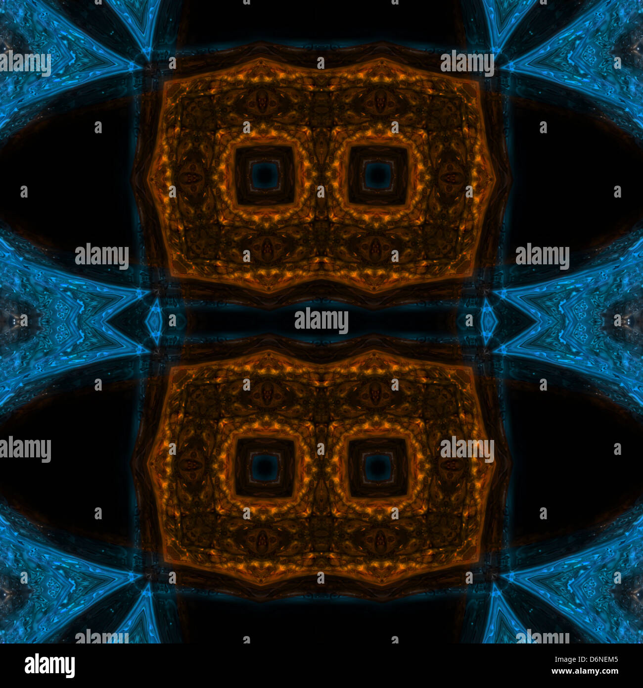 Abstract illustrated glass object Stock Photo - Alamy