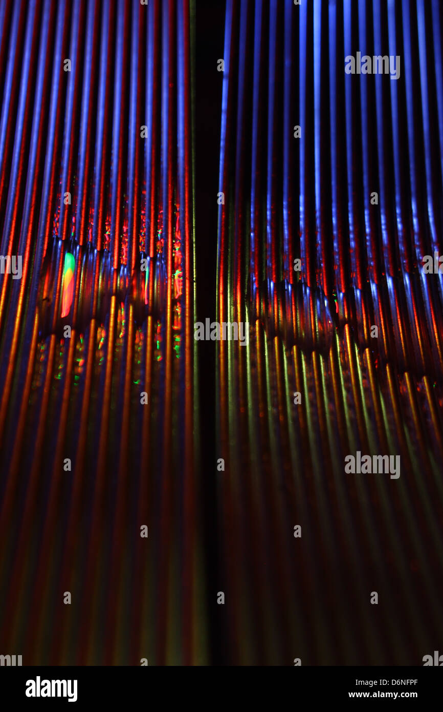 Background macro with coloured reflection Stock Photo - Alamy