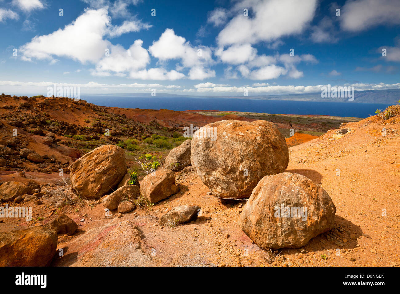 volcanic rocks, Garden of the Gods, Lana'i, Hawaii Stock Photo - Alamy