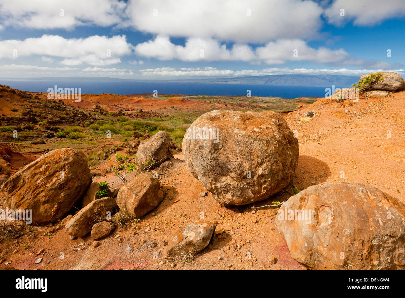 volcanic rocks, Garden of the Gods, Lana'i, Hawaii Stock Photo - Alamy