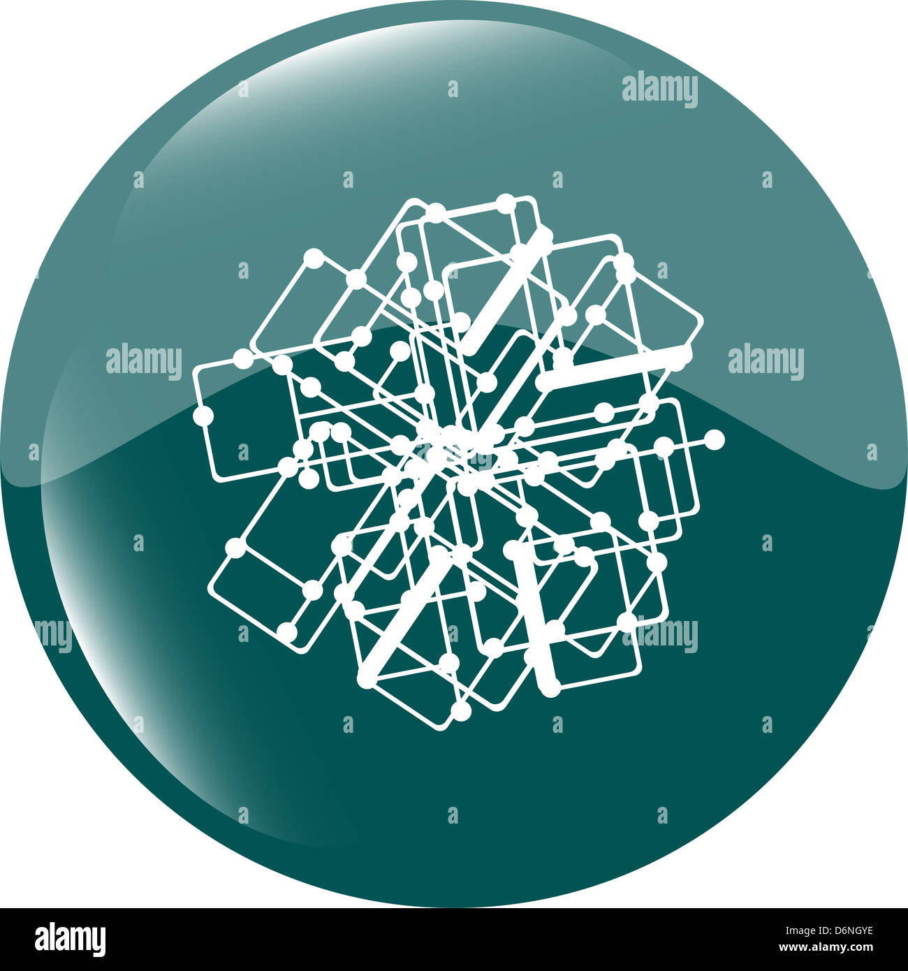 infographics element with a map of the city or metro, web icon Stock ...