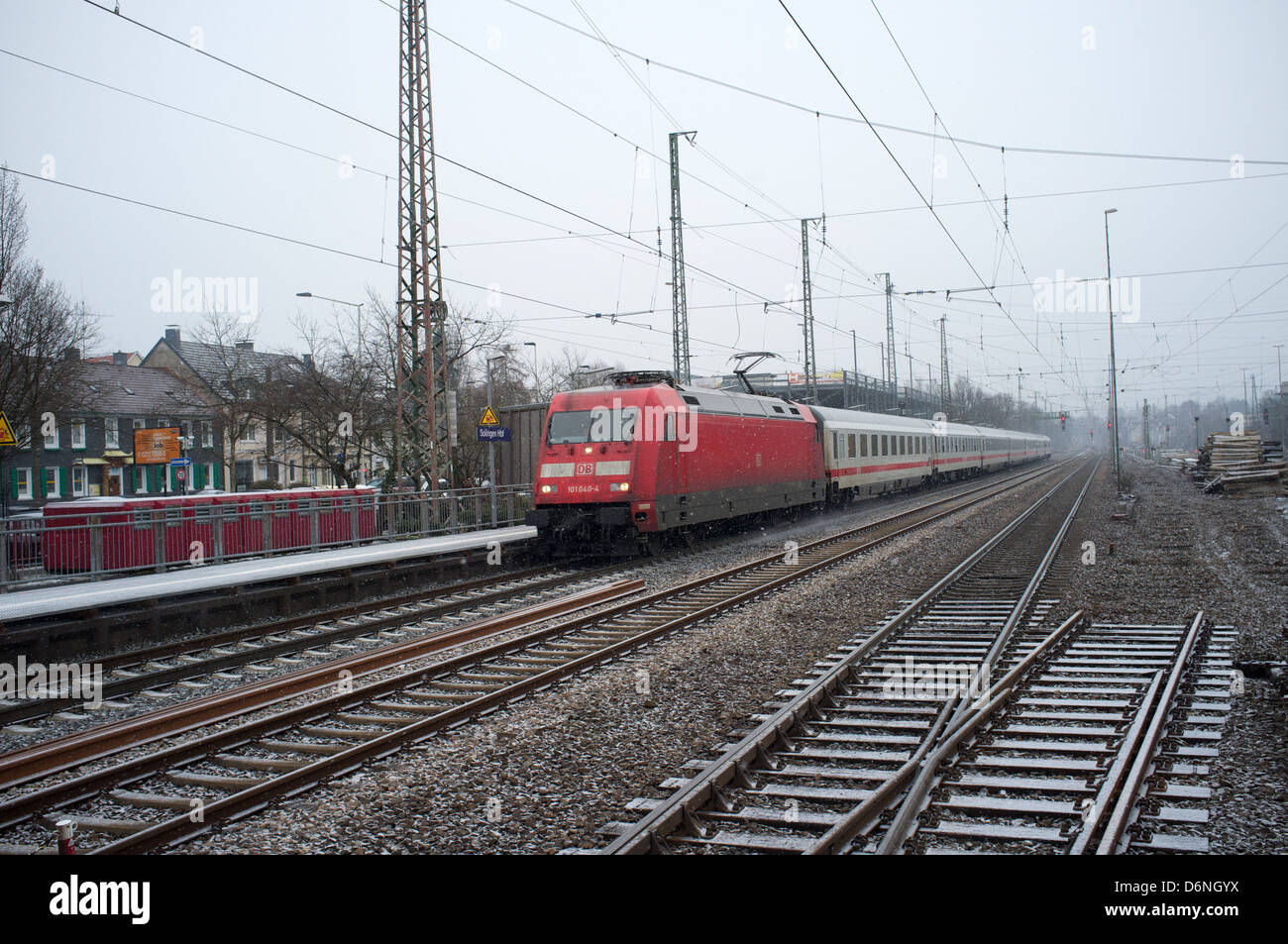 Intercity (IC) passenger train Solingen Germany Stock Photo - Alamy