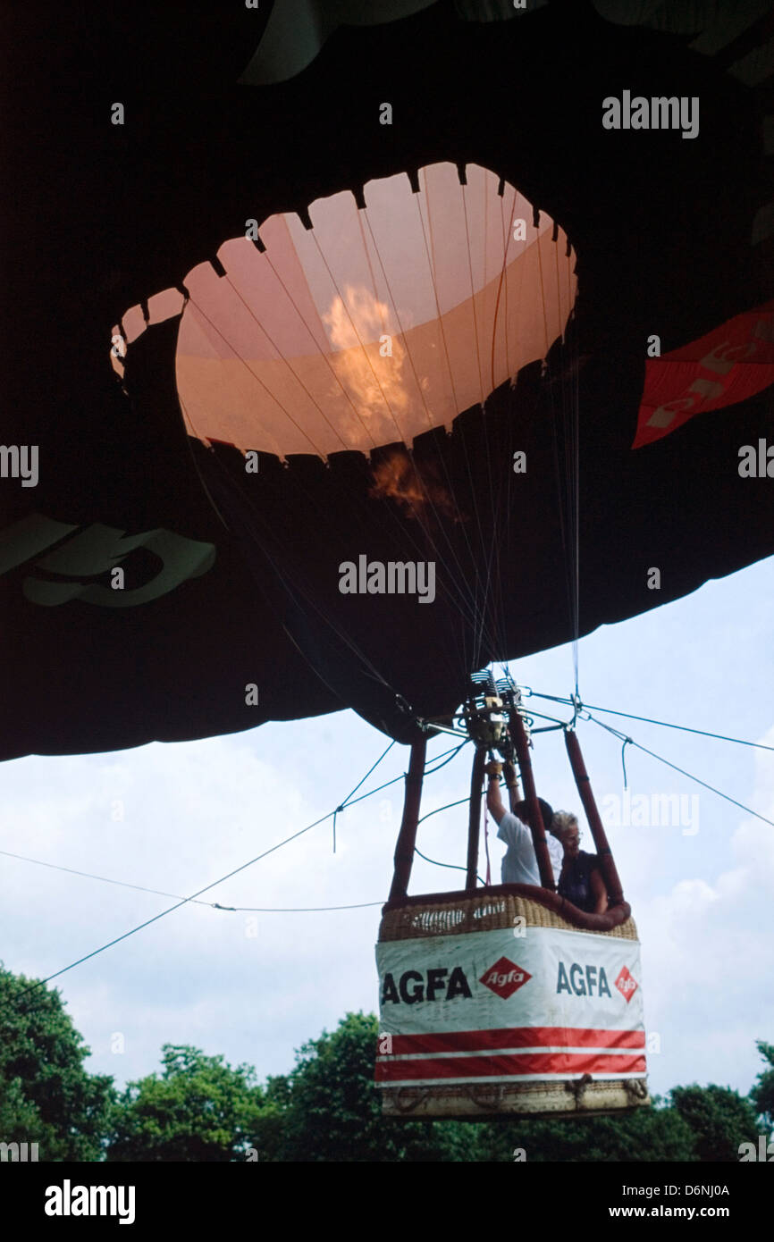 agfa film cassette hot air balloon takes off at the southampton balloon ...