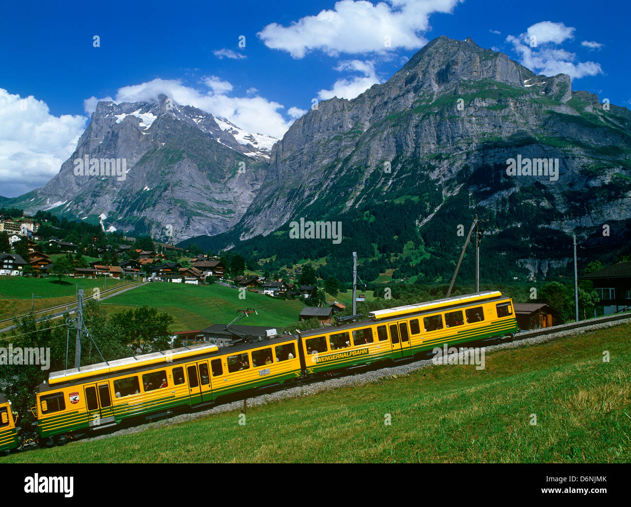 Wengernalpbahn climbing grindelwald hi-res stock photography and images ...
