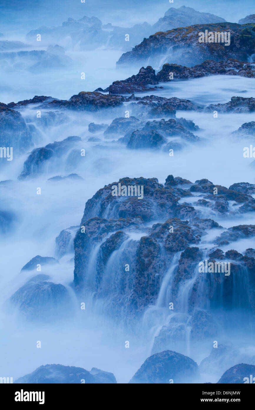 ocean waves, MacKenzie State Recreation Area, Big Island, Hawaii Stock ...