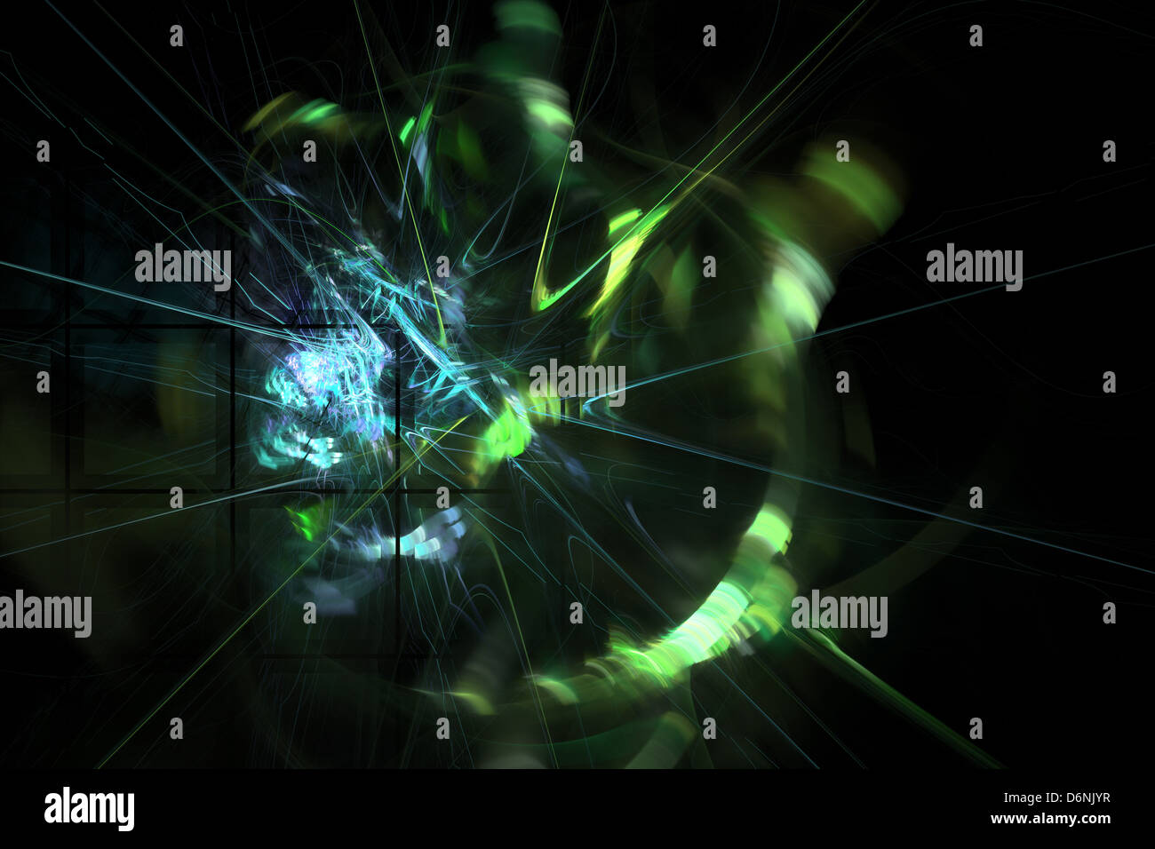 Big bang explosion, sparkles of light swooshing into the universe Stock ...