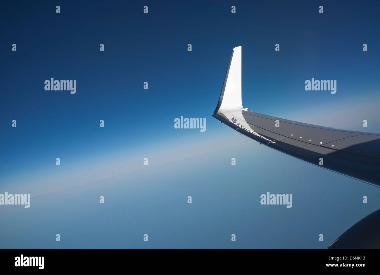 Winglet on a Boeing 737-800 jet aircraft Stock Photo - Alamy