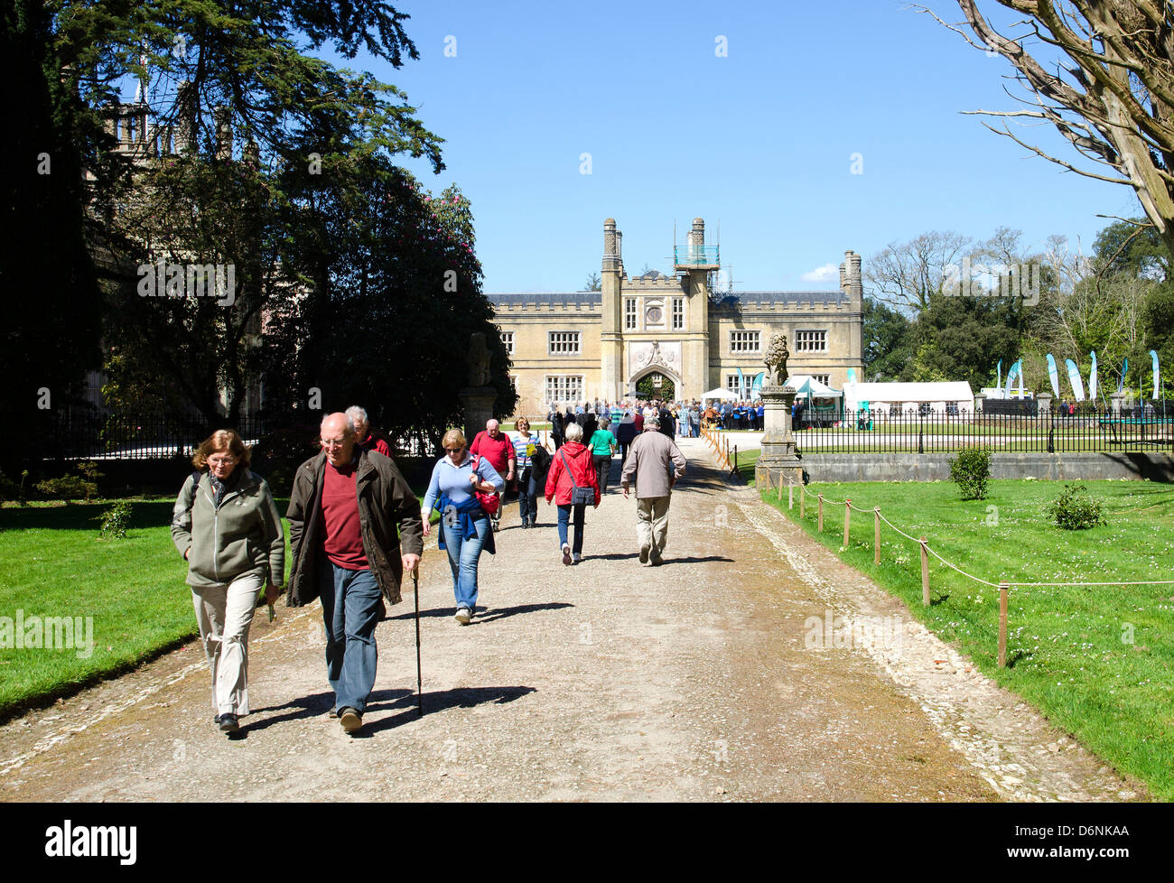 Visitors at the Tregothnan House open day, Cornwall, UK Stock Photo - Alamy
