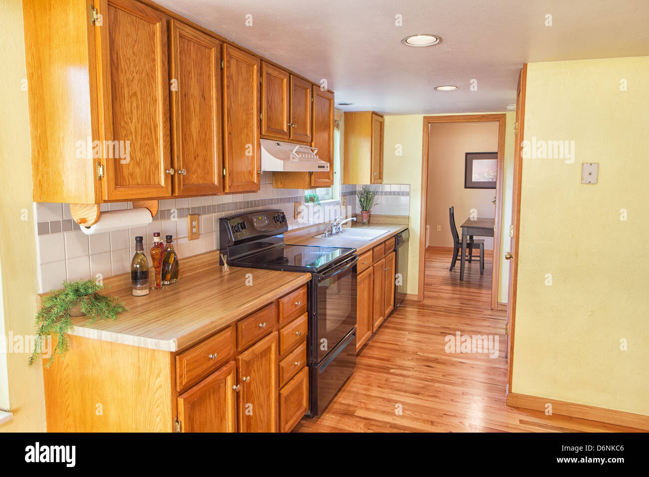 The kitchen of a residential home Stock Photo - Alamy