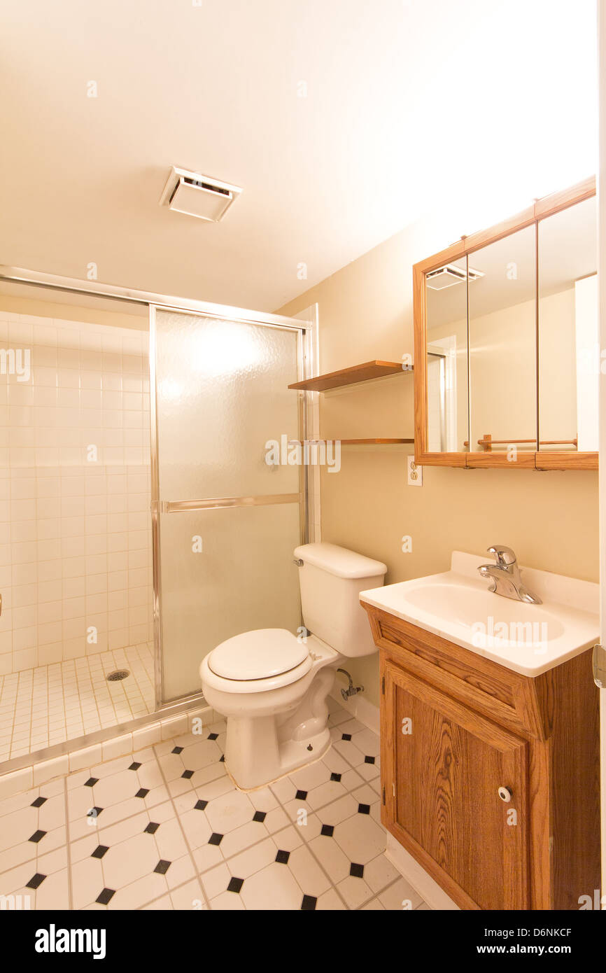 The bathroom of a residence Stock Photo - Alamy