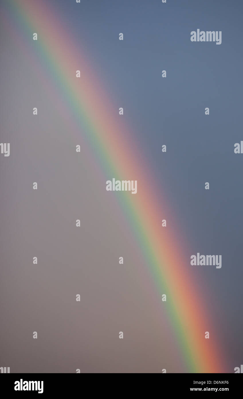 close-up of rainbow in sky Stock Photo - Alamy