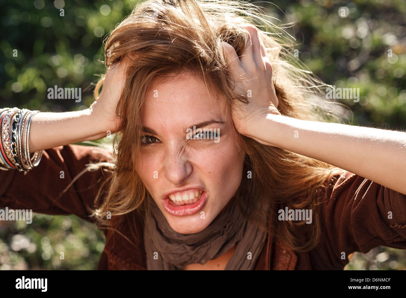 woman in rage Stock Photo - Alamy