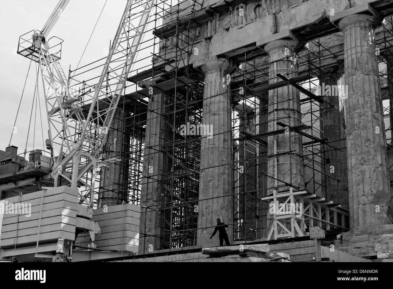 Parthenon rebuilding hi-res stock photography and images - Alamy