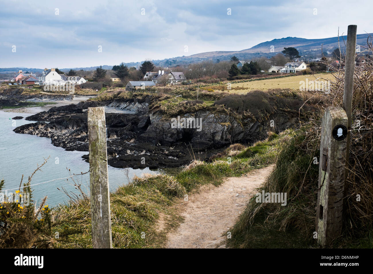 The Pembrokeshire national park coastal footpath, The Parrog, Newport ...