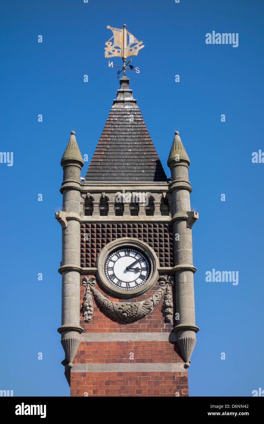 Clock tower in Redcar, Cleveland, England, UK Stock Photo - Alamy