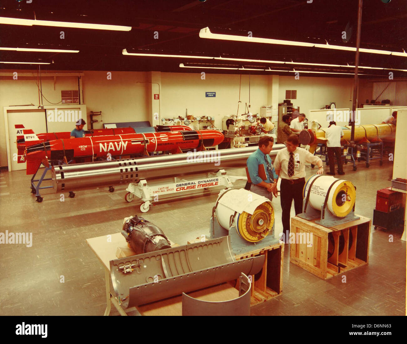 A photograph from the 1970s showing Convair/General Dynamics' work on ...